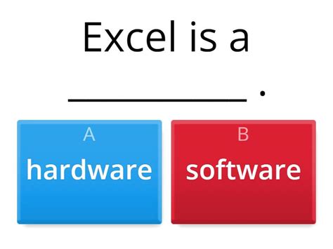 Excel Test Quiz