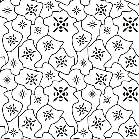 All Over Design Print Block For Fabric Apparel Textile Wrapping Paper Minimal Oriental