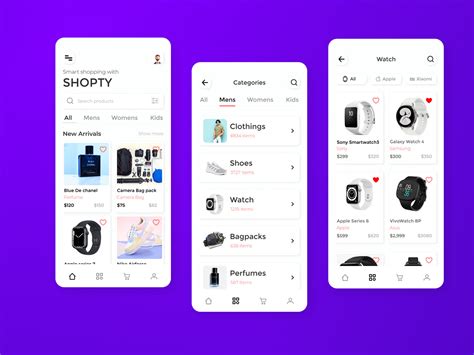 E Commerce Mobile App Ui Behance