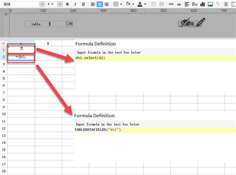 parameter query any table in the database finereport help document
