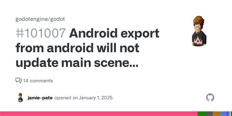 Android Export From Android Will Not Update Main Scene Layout Unless