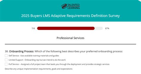 Define Your Lms Requirements With Our Adaptive Survey
