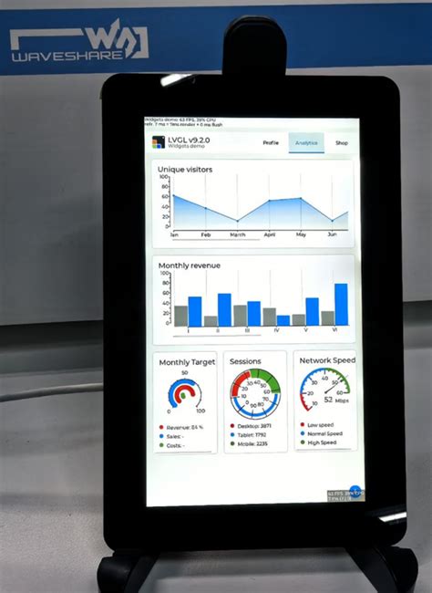 Esp32 P4 Pico Development Board With Mipi Dsi 10 1 Inch Display Csi Camera And Audio Speaker