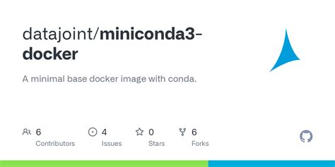 Github Datajointminiconda3 Docker A Minimal Base Docker Image With