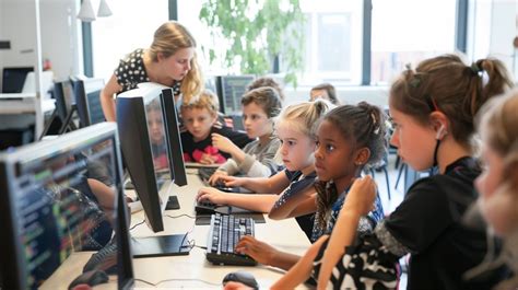 Free Classroom Computer Session Image Download At Stockcake Free Classroom Computer Session Image Download At Stockcake