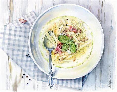 Тарелка с супом рисунок 54 фото