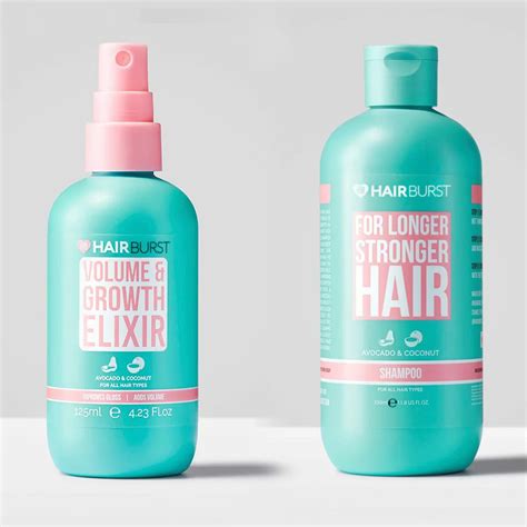 Hairburst Shampoo And Hair Elixir Volume And Growth Duo Cherish Lewis