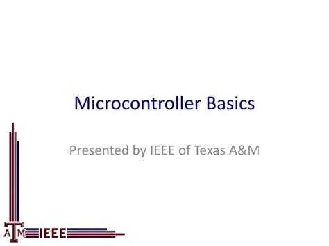 PPT Microcontroller Basics PowerPoint Presentation Free Download ID 1580372