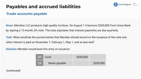 Recording Accounts Payable Video Examprep Ai Cpa Review