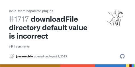 Downloadfile Directory Default Value Is Incorrect · Issue 1717 · Ionic