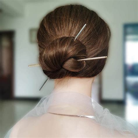 Chinese Double Bun Hairstyle