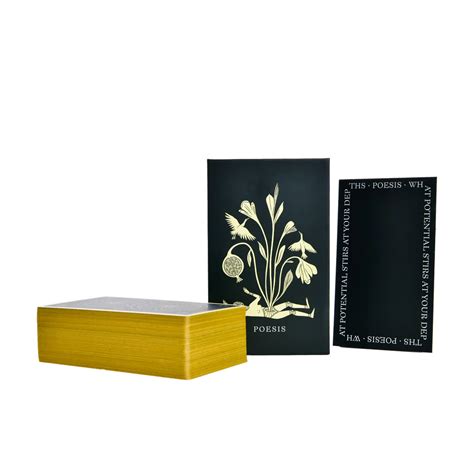 poesis oracle deck by andrea wan tarot stack