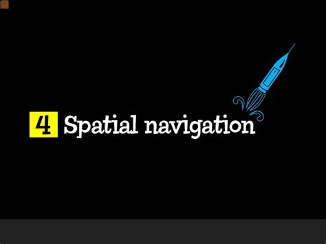 Spatial Navigation