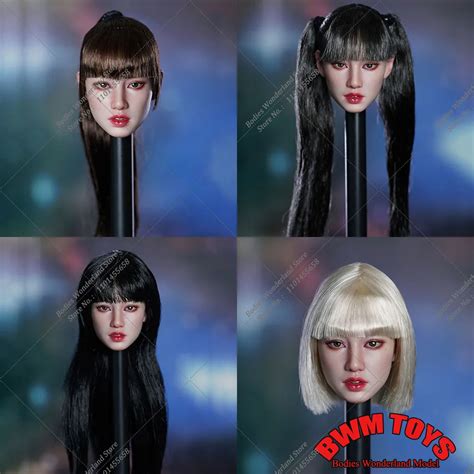 슈퍼 덕 SDH 스타 리사 머리 조각 모델 인치 선탄 스킨 액션 피규어 바디 체중계 티몬