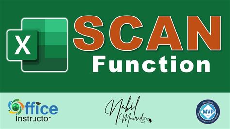 How To Use The Scan Function In Excel Youtube