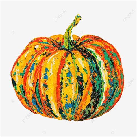 검은 종이에 호박의 화려한 그림 페인트 등 호박 주황색 Png 일러스트 및 이미지 에 대한 무료 다운로드 Pngtree