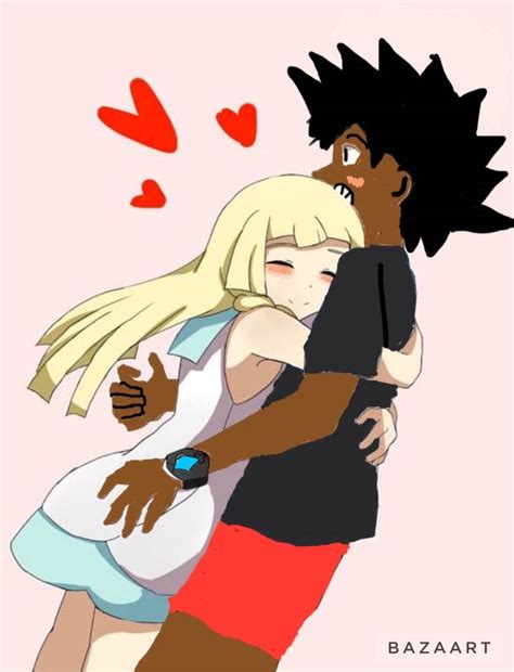 Me X Lillie Hug By Camerontune34 On Deviantart