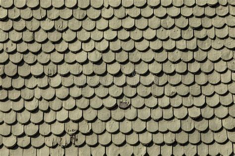 Pattern Of Wooden Roof Shingles Stock Image Image Of Orange