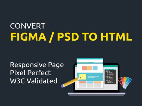 convert figma to html css psd to html landing page upwork