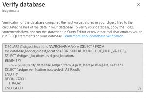 SQL Ledger Protecting Data In Azure SQL SQLServerCentral