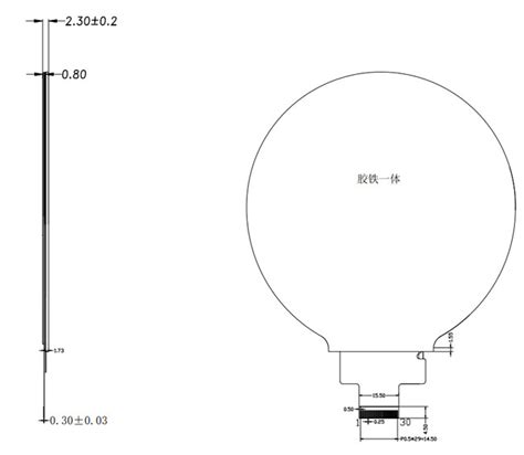 Inch TFT Automotive Grade Round LCD Display X Dot MIPI Interface
