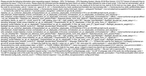 Please Clarify How To Use Recognition API On Customized RMIR Riva