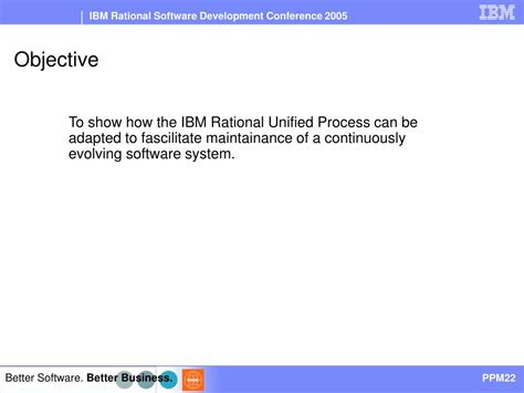 Ppt Using Ibm Rational Unified Process For Software Maintenance