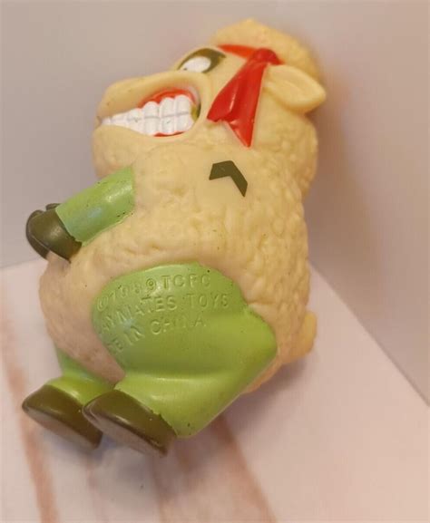 1989 Barnyard Commandos Sergeant Wooly Pullover Sheep 3 Playmates Action Figure 4616763507