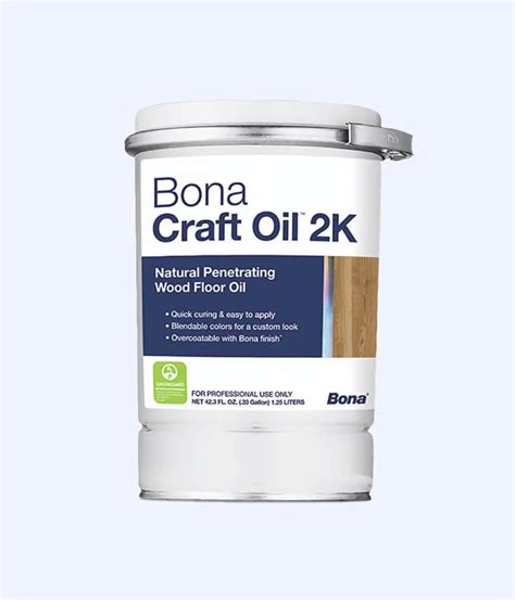 Bona Craft Oil 2k | Двухкомпонентное масло для паркета в 11 цветах