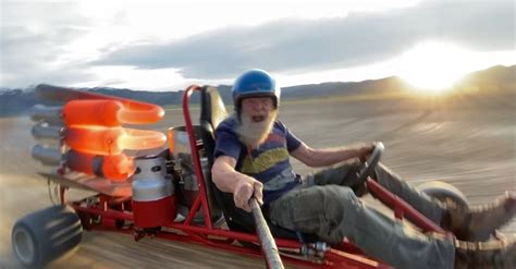You Havent Seen Joy Until Youve Seen This Grandpa And The Go Kart He