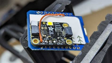 compact assembly of as7341 and esp32 boards new screwdriver
