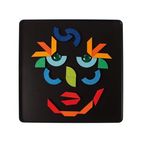 Grimms Magnetic Puzzle Triangle Circle Treelight Toys