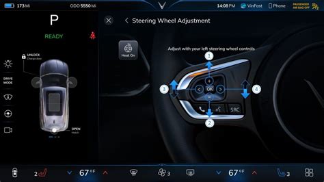 Instructions For Using The Heads Up Display HUD In The VF Electric Car VinFast Global