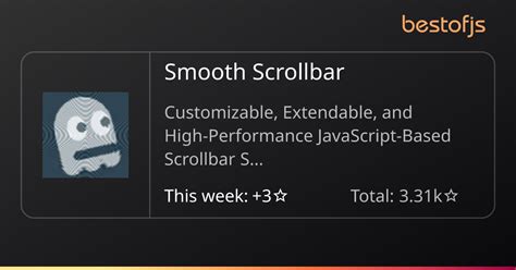 Best Of Js • Smooth Scrollbar