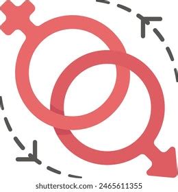 Gender Transition Concept Sex Reassignment Therapy Stock Vector Royalty Free 2465611355