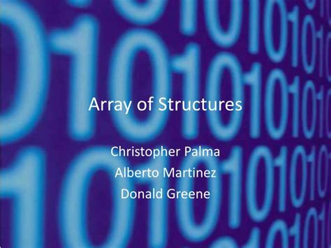 Ppt Array Of Structures Powerpoint Presentation Free Download Id