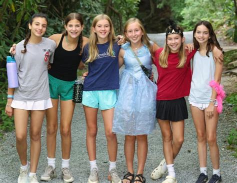 Cheerful And Busy Rockbrook Summer Camp For Girls