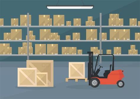 Warehouse Interior Vector Art Icons And Graphics For Free Download
