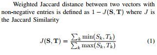 Machine Learning How To Weight Jaccard Similarity Mathematics Stack Exchange