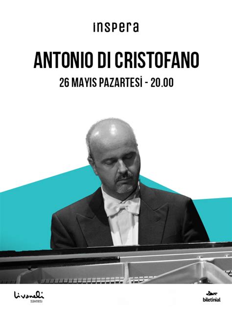 Antonio Di Cristofano Konseri Biletleri Biletinial