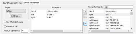 speech recognition setup