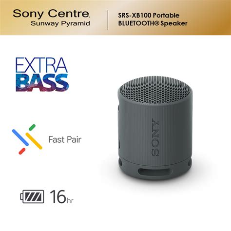 Sony Srs Xb Portable Wireless Speaker Xb Bluetooth Hours Extra Bass Shopee