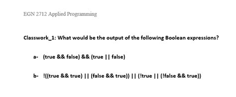 solved egn 2712 applied programming classwork 1 what would