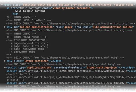 Разработка тем оформления для Drupal 8 Часть 5 Шаблоны Twig