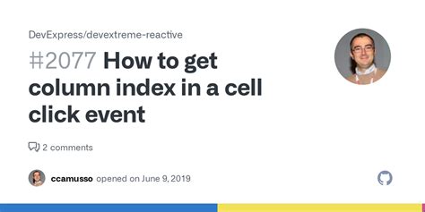 how to get column index in a cell click event · issue 2077