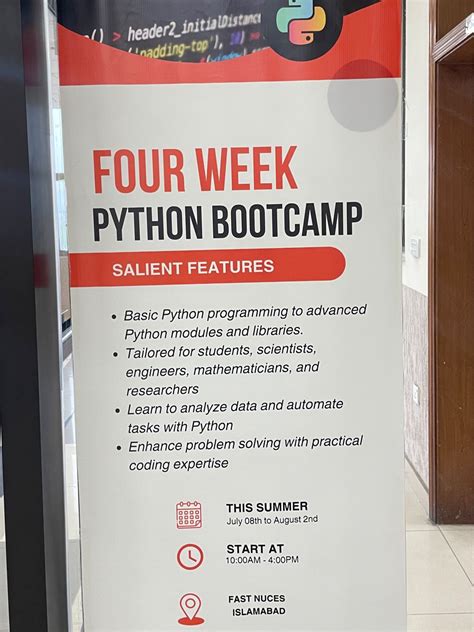 Saim Khan On Linkedin Python Machinelearning Bootcamp
