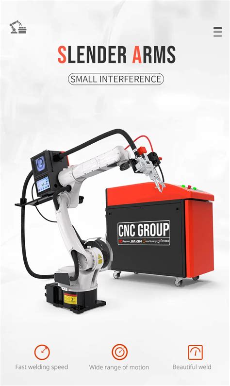 Industrial 6 Axis Laser Scanner Robot Small Tig Welding Robot With High Industrial 6 Axis Laser Scanner Robot Small Tig Welding Robot With High