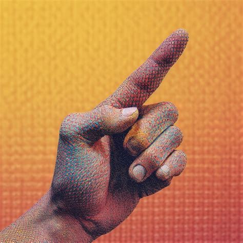 Premium Ai Image An Illustration Of A Hand Animation Halftone Print
