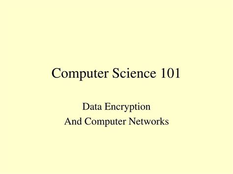 Ppt Computer Science 101 Powerpoint Presentation Free Download Id