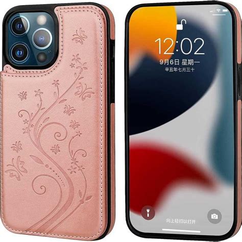 Iphone 13 Pro Max Stöttåligt Skal Korthållare 3 Fack Flippr V2 Sh